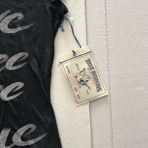 True Religion | Tops | True Religion Black Tshirt New With Tag | Poshmark